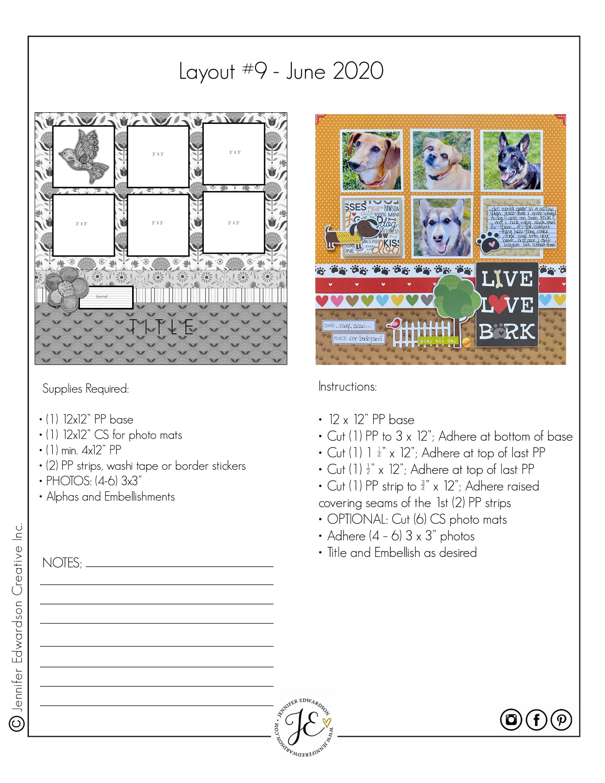 Dog Layout - Jennifer Edwardson Creative