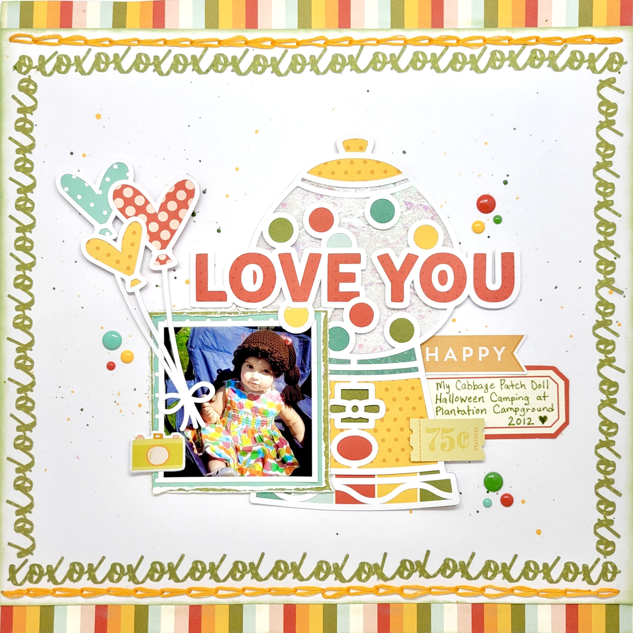 Love You Layout - Jennifer Edwardson Creative