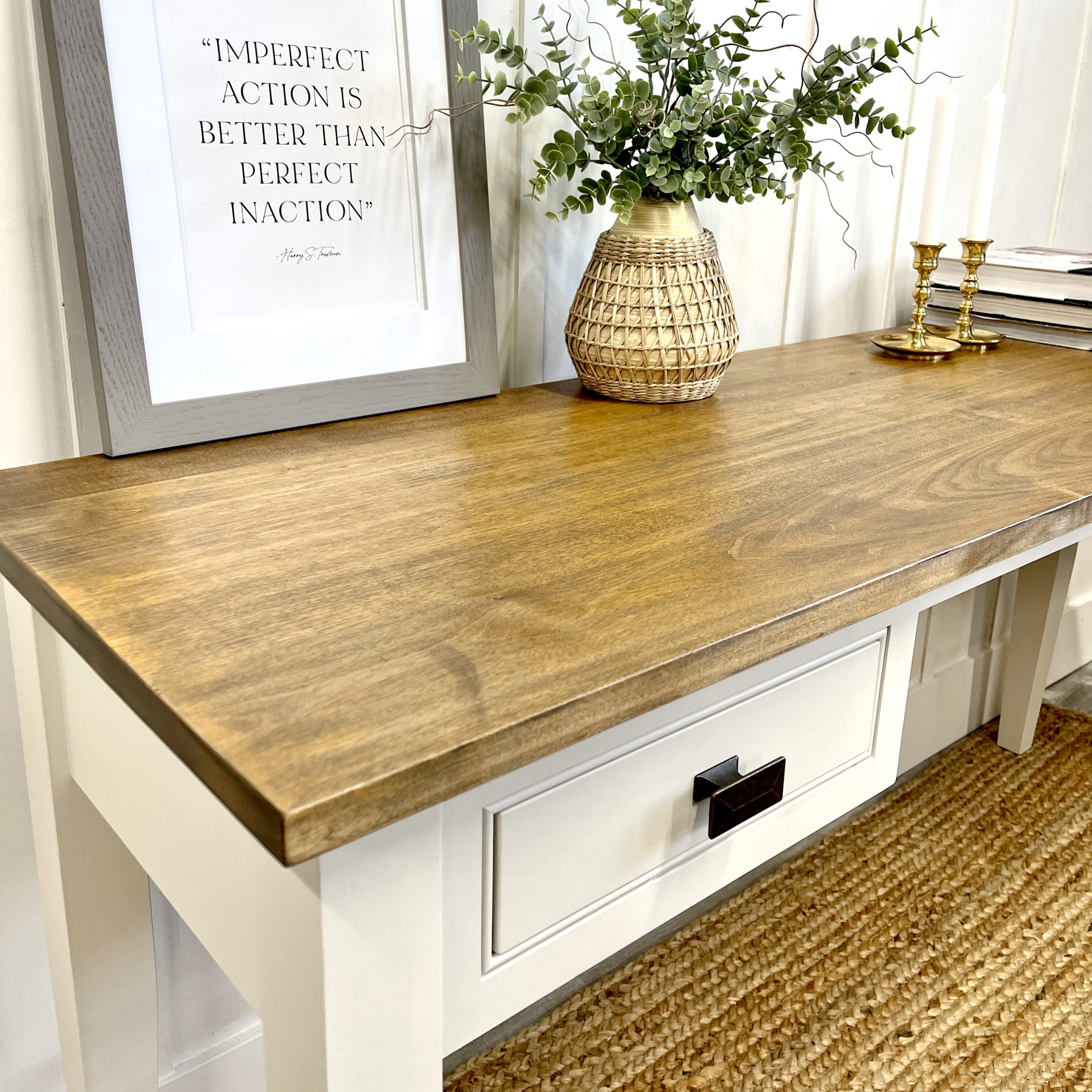 Console Table Transformation - Jennifer Edwardson Creative